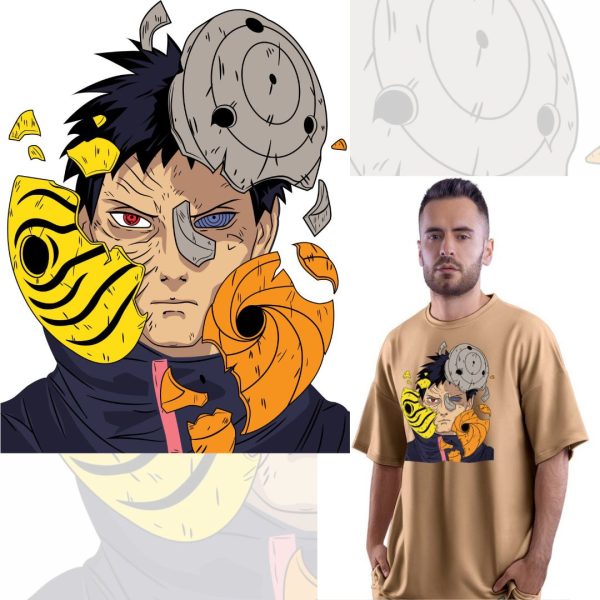 Obito Uchiha PNG – High-Quality Obito Mask PNG & More for POD - Anime PNG
